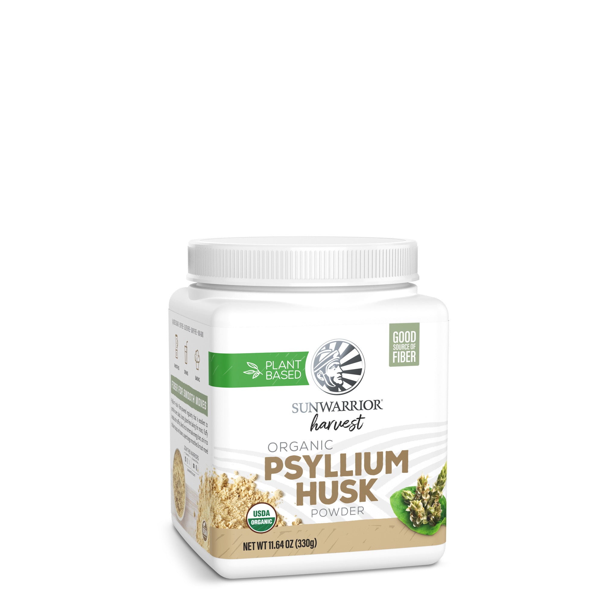 Organic Psyllium Husk Powder - High Fiber Superfood | Sunwarrior